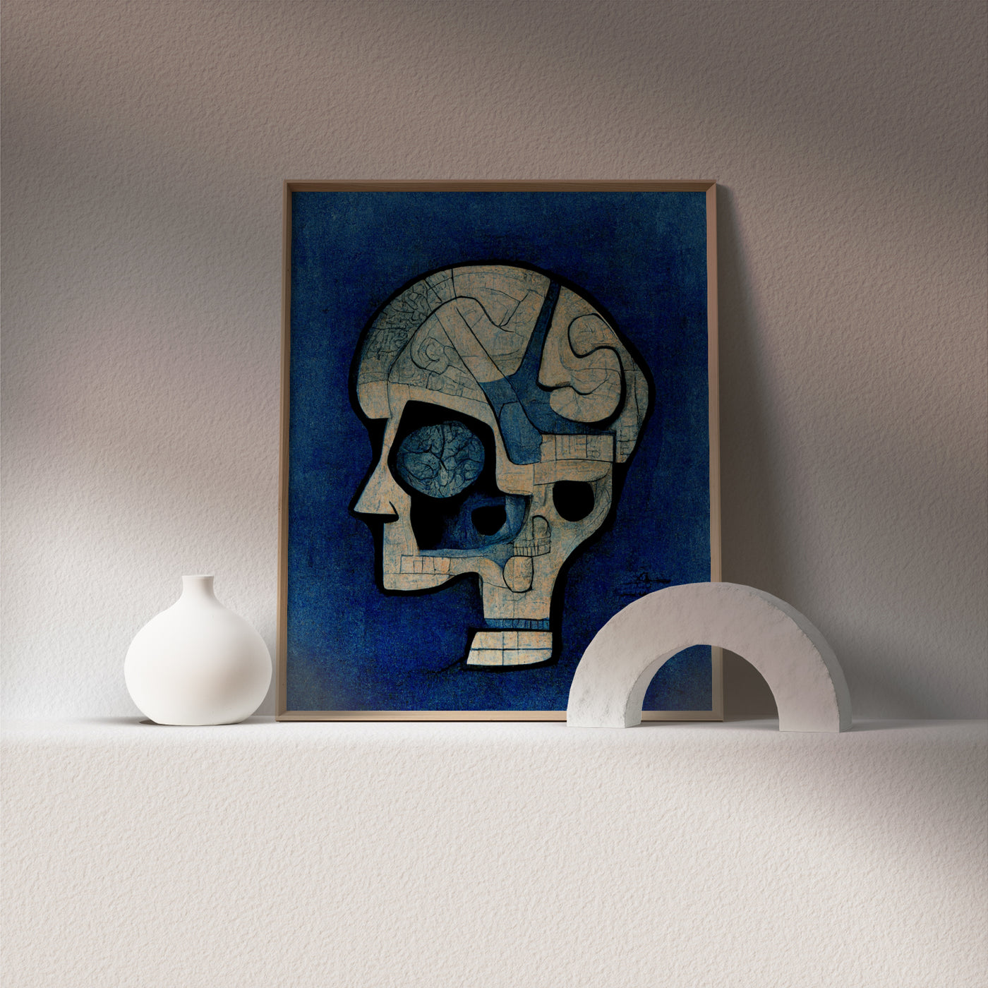 Brain anatomy Picasso art