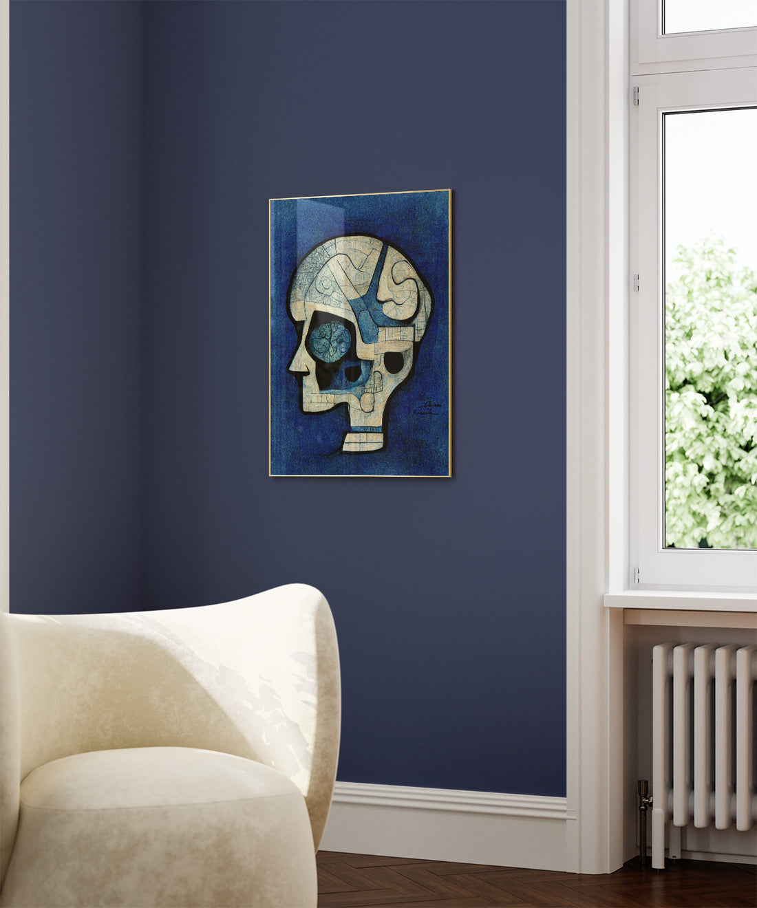 Brain anatomy Picasso art