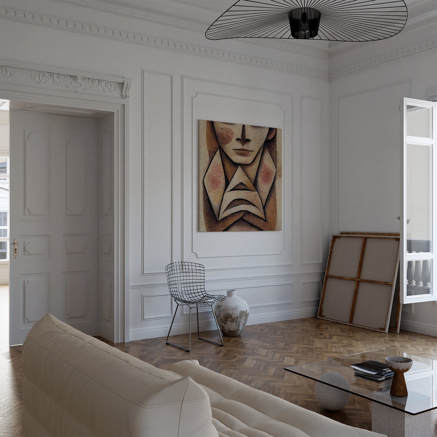 Dermatology skin Picasso art