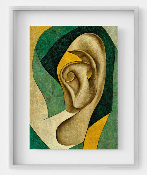 Inner ear anatomy Picasso art