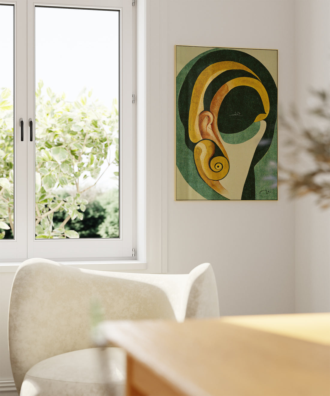 Inner ear anatomy Picasso art