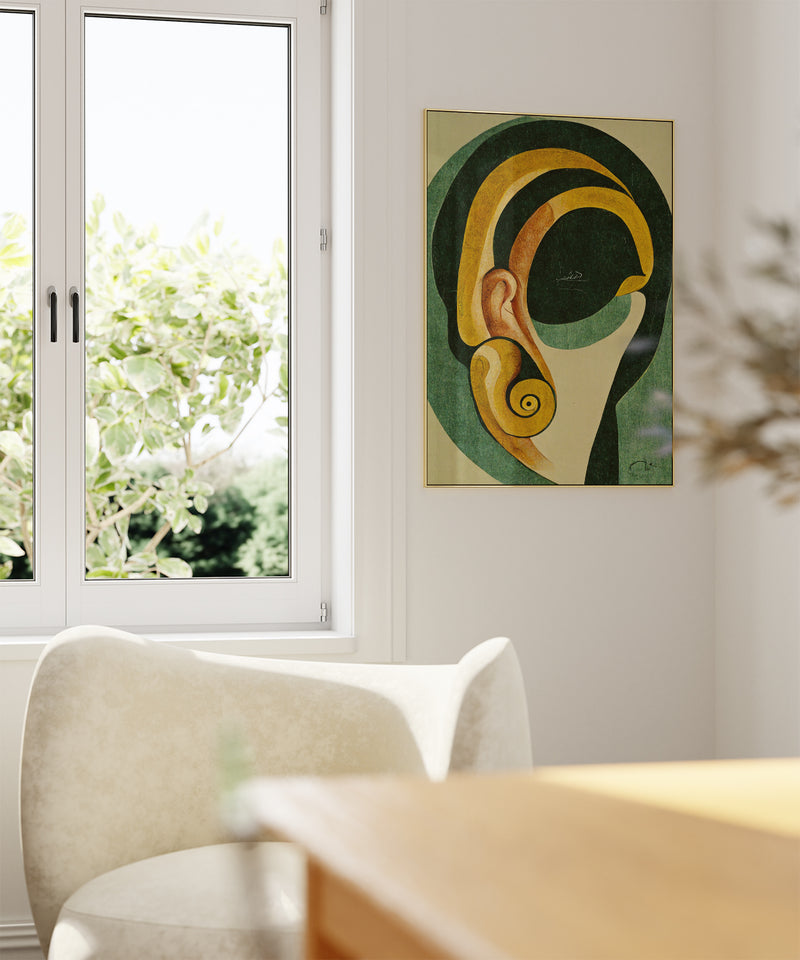 Inner ear anatomy Picasso art