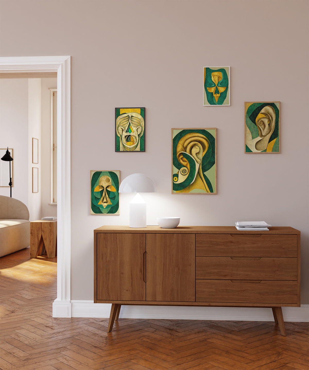 Inner ear anatomy Picasso art