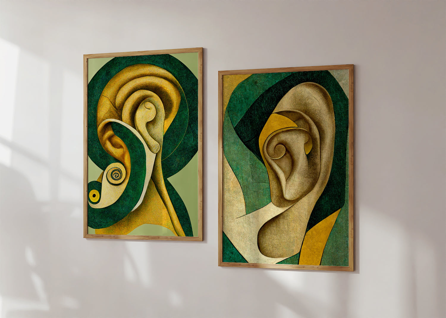 Ear anatomy Picasso art