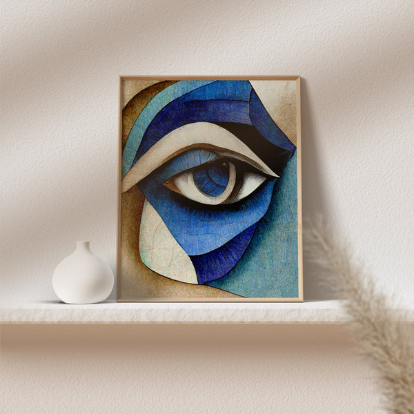 Iris anatomy Picasso art
