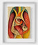Heart anatomy Picasso art style