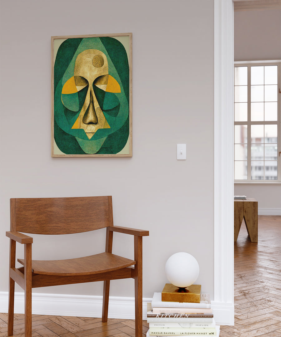 Sinus anatomy cubism art