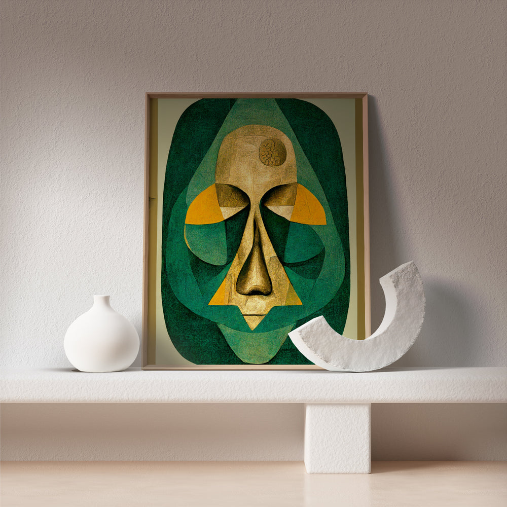 Sinus anatomy cubism art