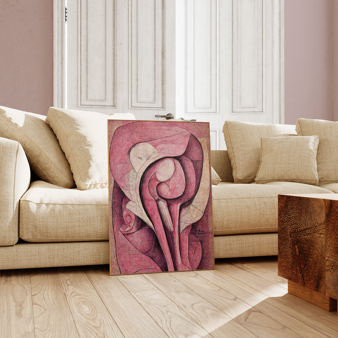Uterus anatomy Picasso art