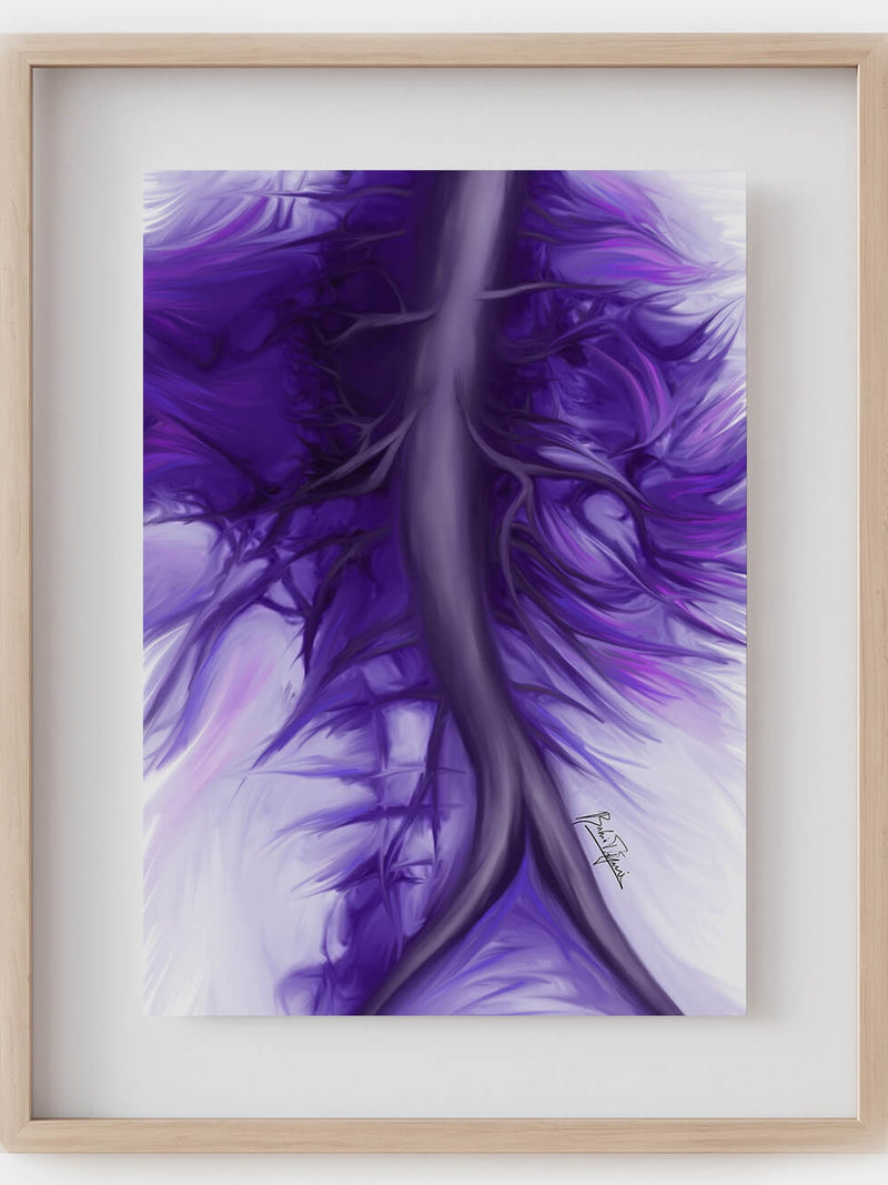 abdominal aorta angiogram anatomy art | vessels art print