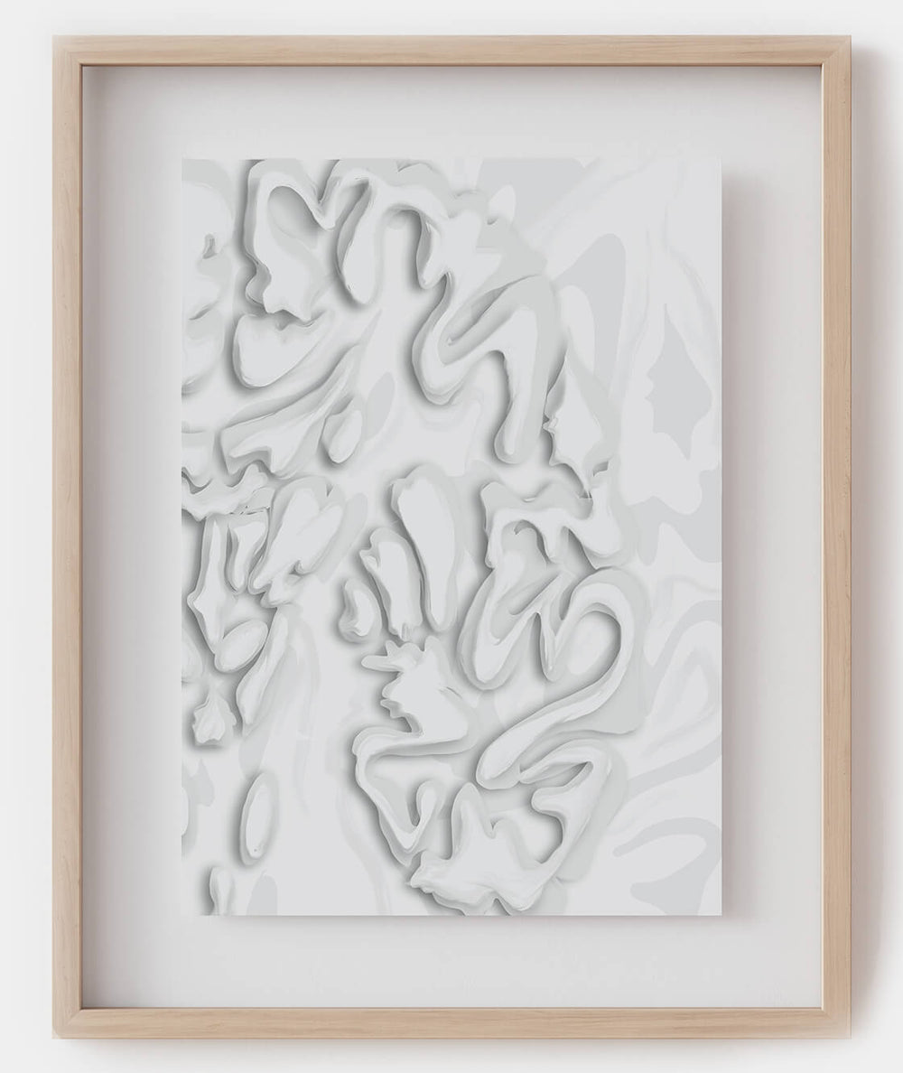 Horizontal brain cut art- neurology art
