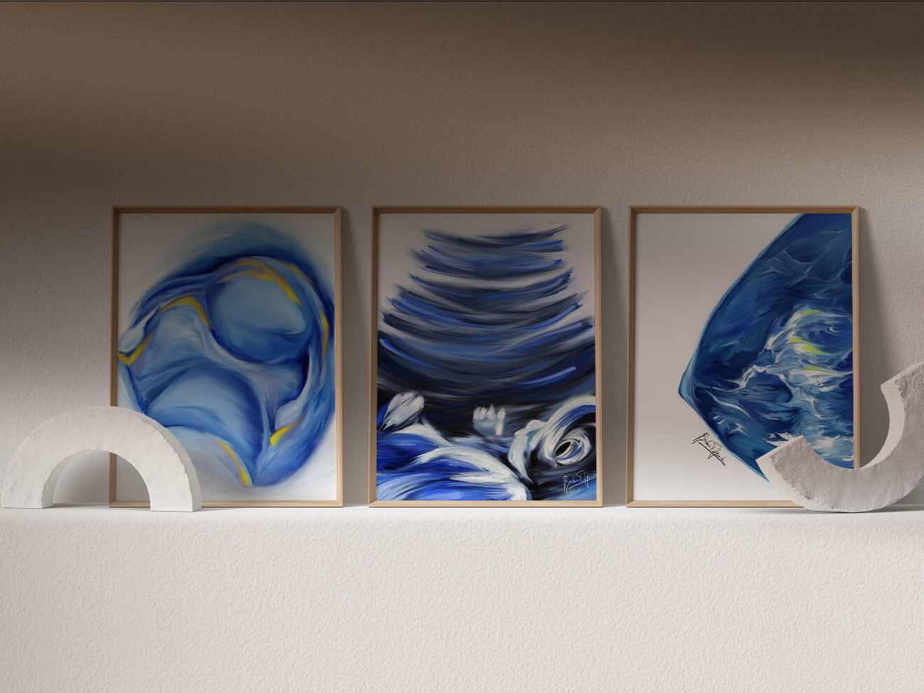 Abstract uterus anatomy art