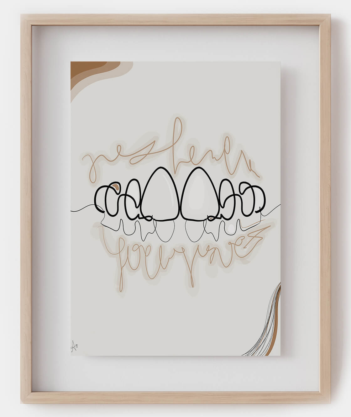 teeth line art-dental anatomy art