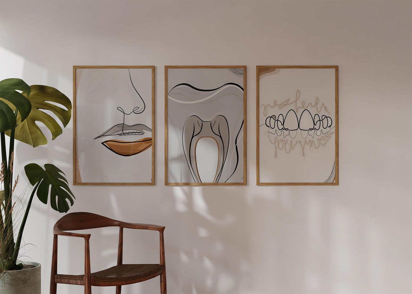 teeth line art-dental anatomy art