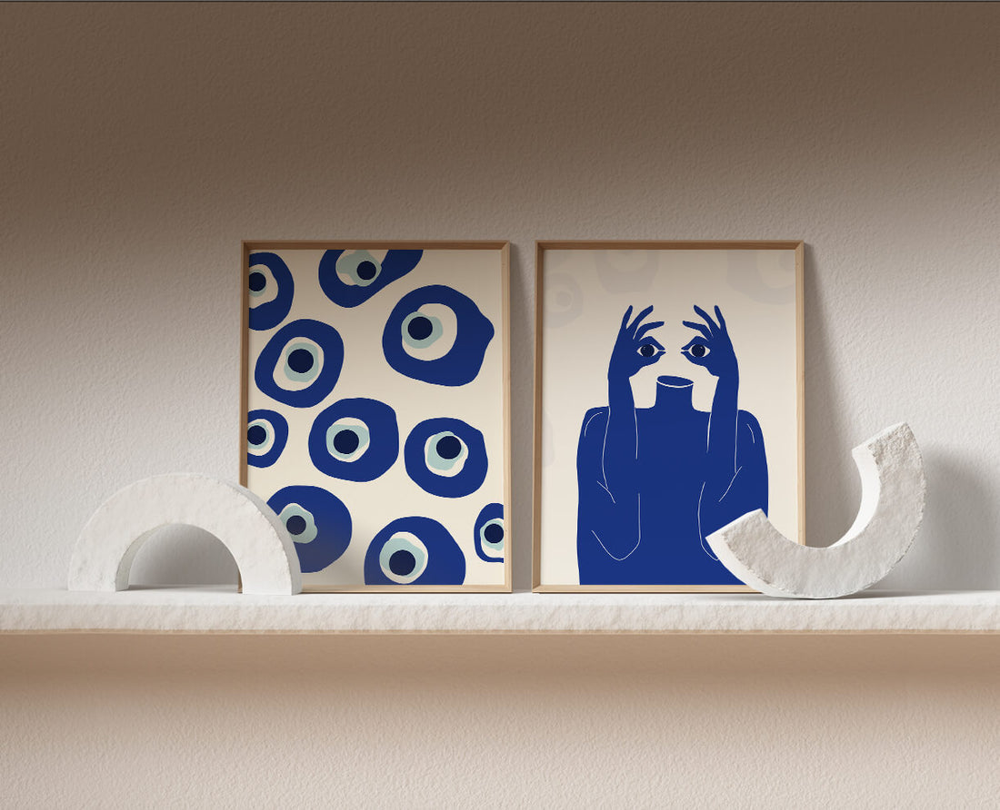 Boho eye anatomy art