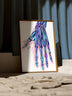 Abstract hand anatomy art