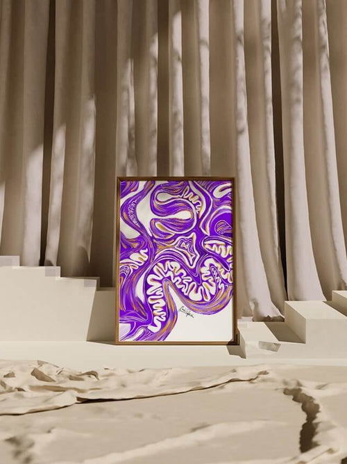 Intestines anatomy art