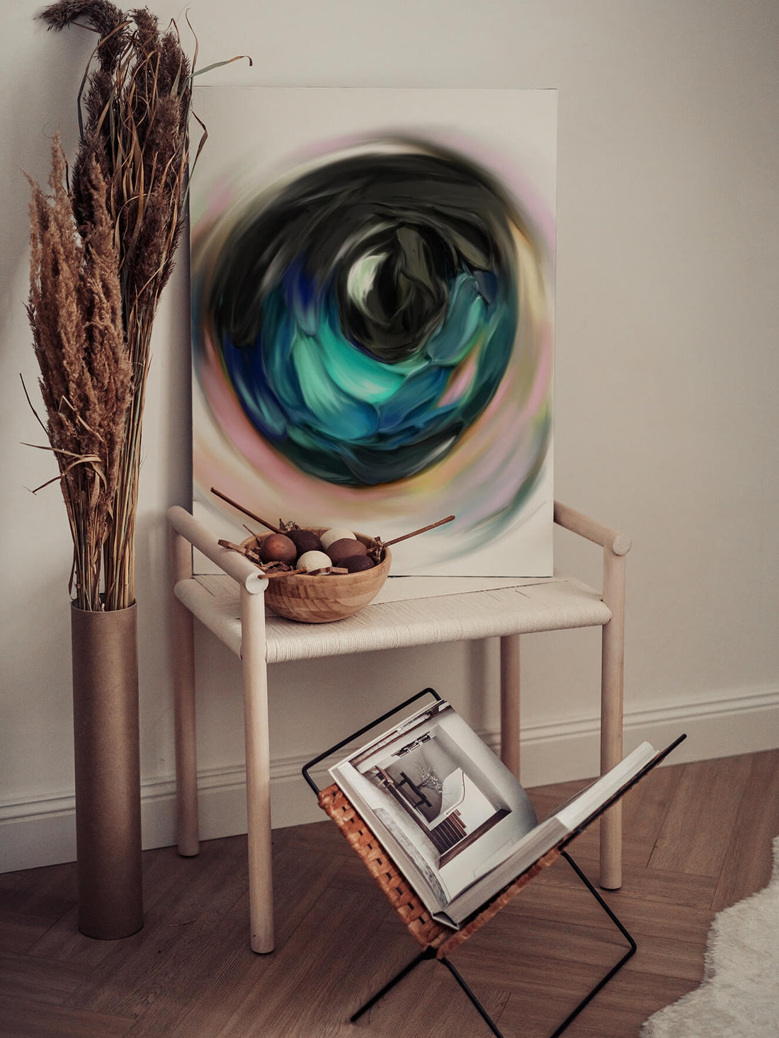Iris eye anatomy art