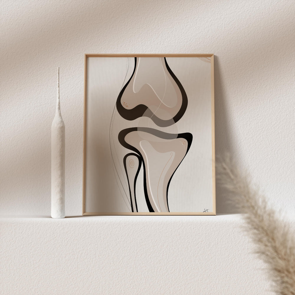 knee joint art-orthopedic art