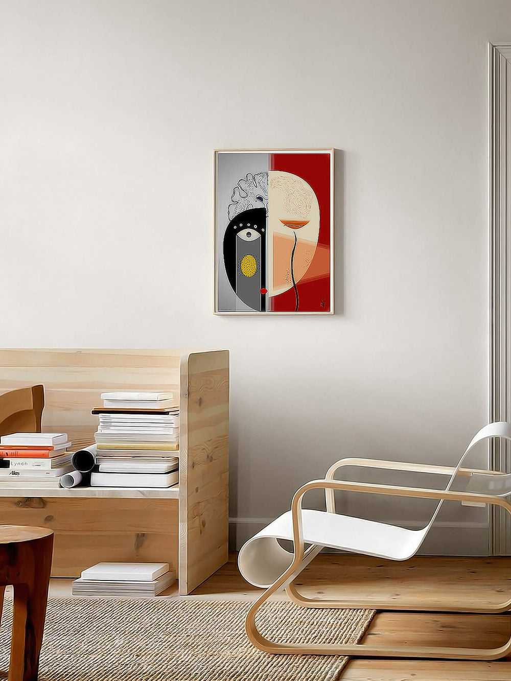 Brain anatomy art| boho style