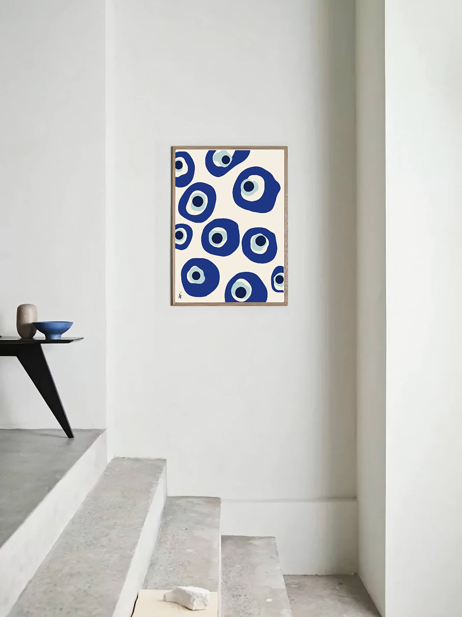 Boho eye anatomy art