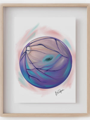 Abstract lens anatomy art| eye anatomy artwork