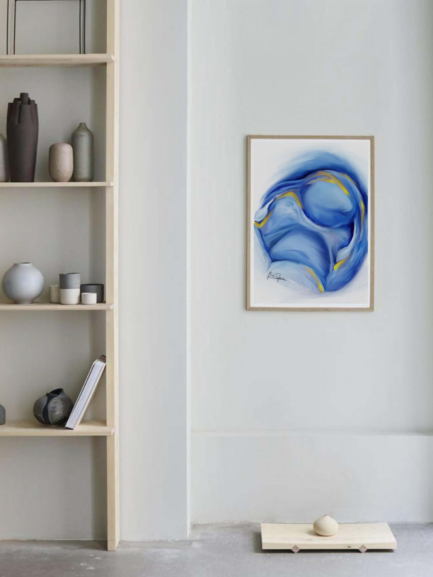 Abstract uterus anatomy art